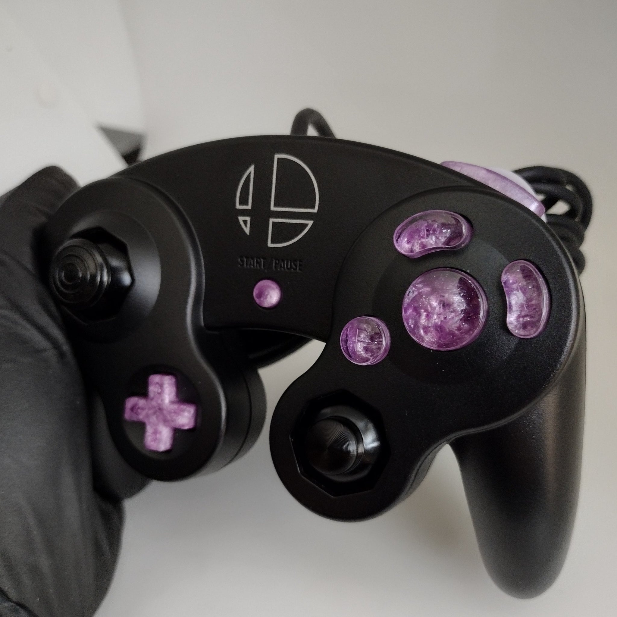 Mauve Lilac Nebula Gamecube Buttons (MADE TO ORDER) – Señor Retro