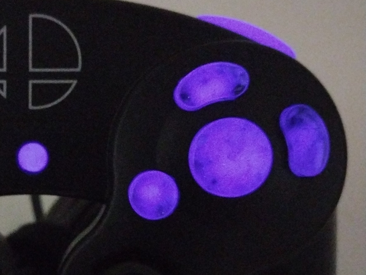 Vaporwave Purple Nebula Gamecube Buttons (MADE TO ORDER) – Señor Retro