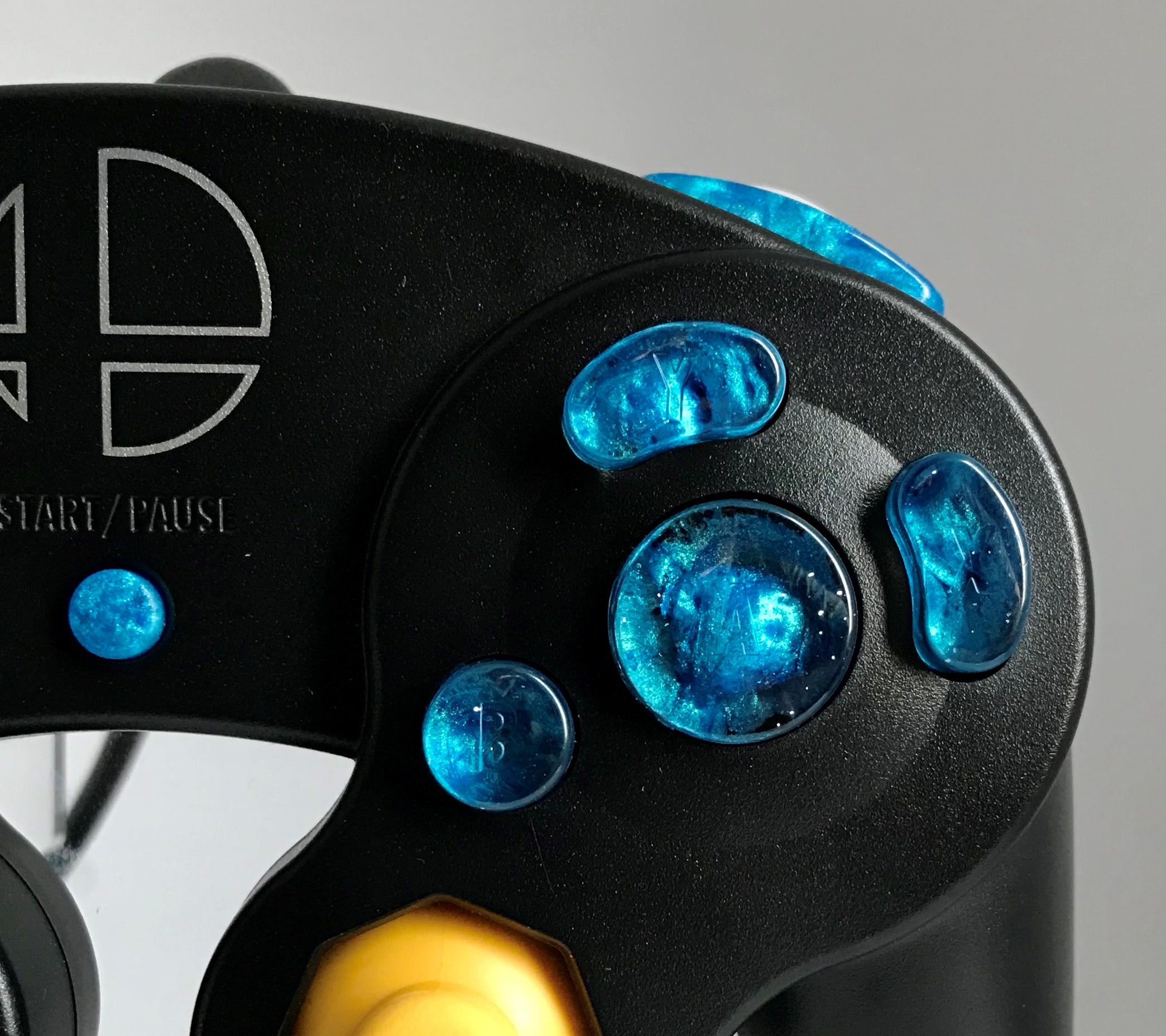 Calm Sea Nebula Gamecube Buttons (ABXY, Z, D-pad, and Start) – Señor Retro