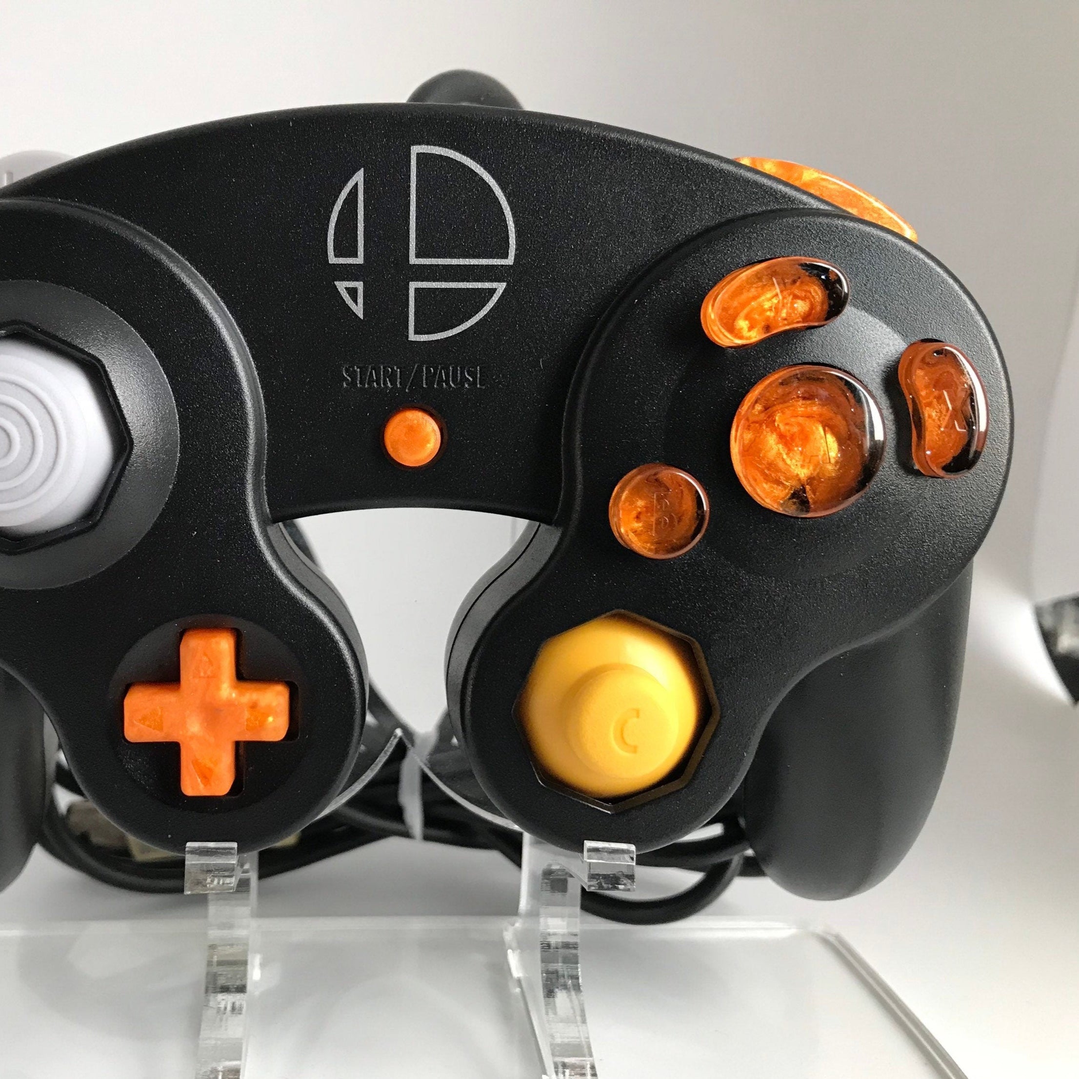 Tangy Orange Nebula Gamecube Buttons (MADE TO ORDER) – Señor Retro