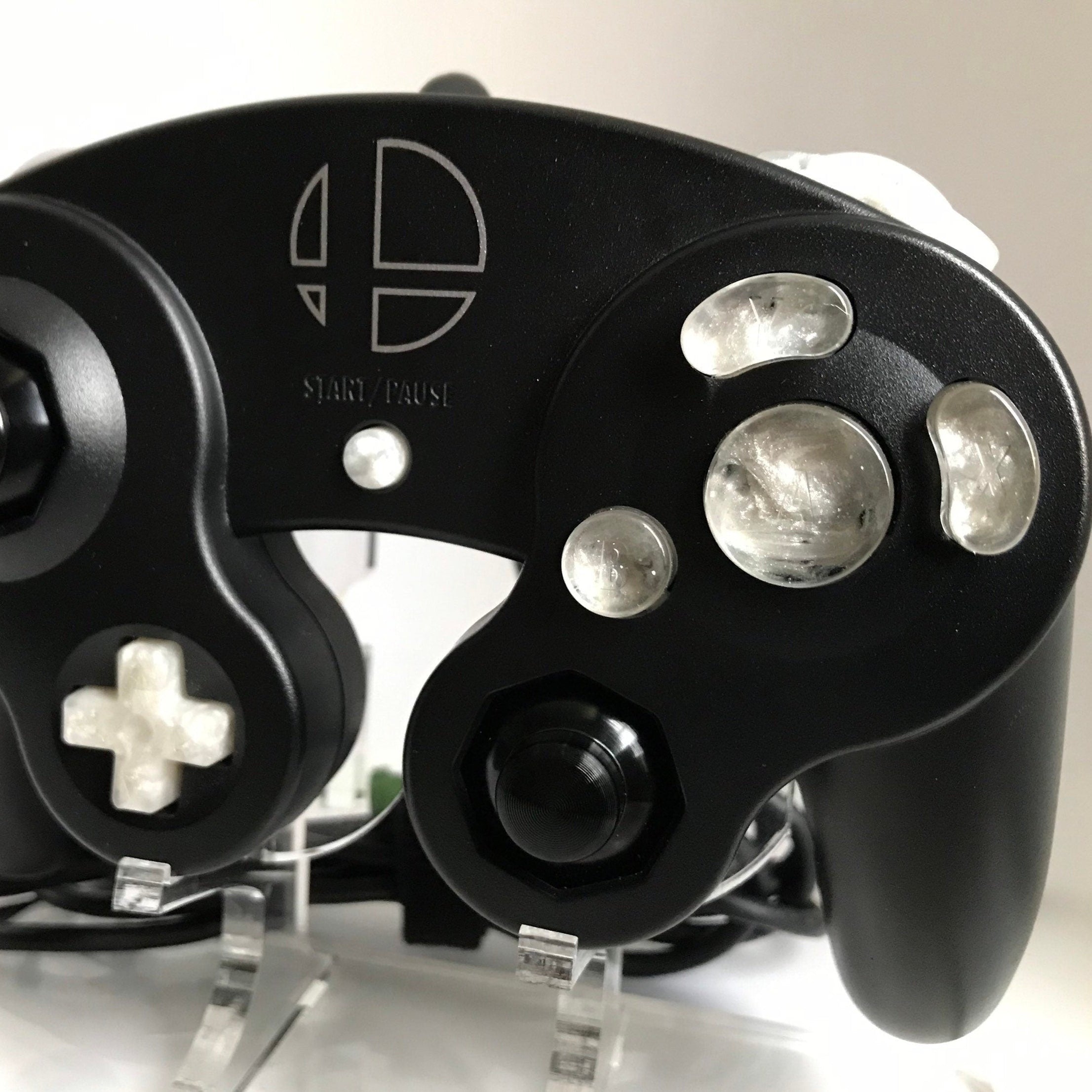 Heavenly White Nebula Gamecube Buttons (MADE TO ORDER) – Señor Retro